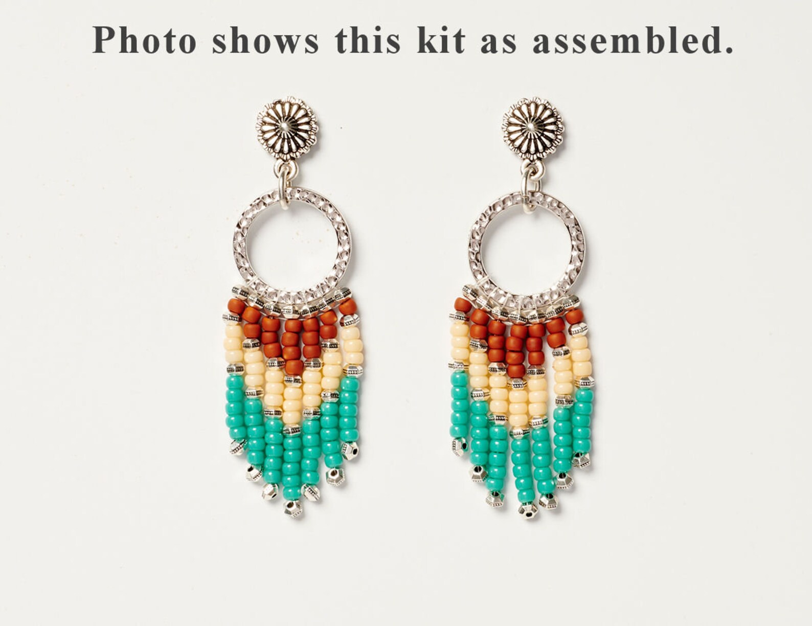 DIY EARRINGS - Tierracast Do It Yourself Jewelry Kit - Beaded Concho ...