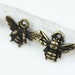 Antique Brass Charms Tierracast Honeybee Charms Bronze Honey Bee Charms ...