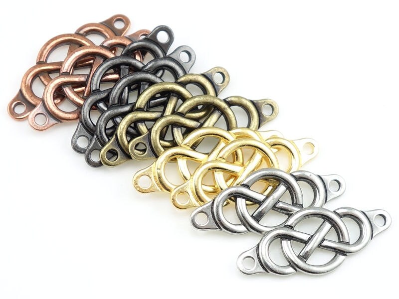 INFINITY CENTERPIECE LINK Antique Copper 35mm Focal Bar - Etsy