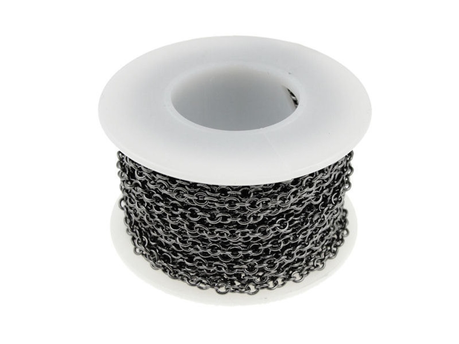 25 Feet Gunmetal Chain Loose Gun Metal Chain for Jewelry | Etsy