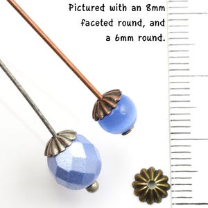 144 Pieces 6mm Pleated Dome Bead Caps -antique Brass Bead Caps - Brass ...