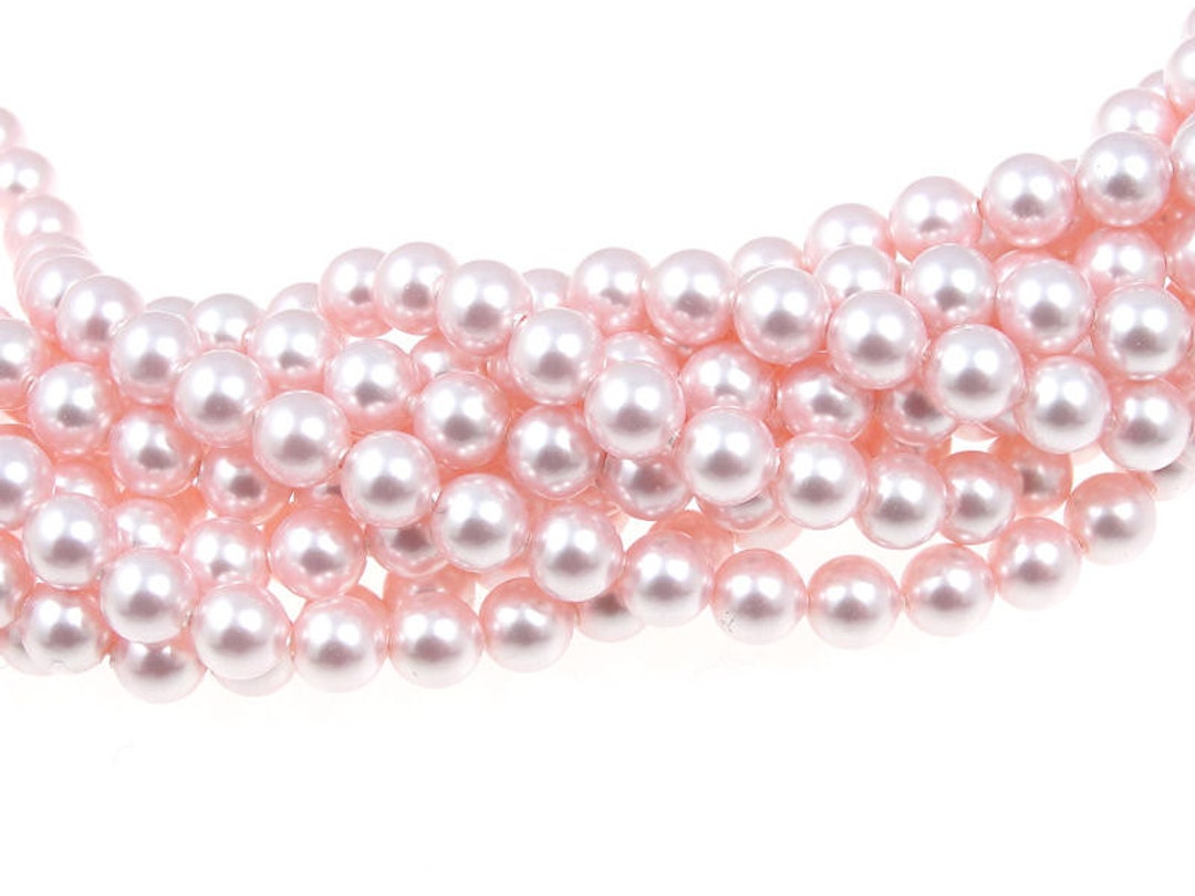 100 ROSALINE 5mm Pearls Swarovski Crystal Pearl Beads 5810 Light Pink ...
