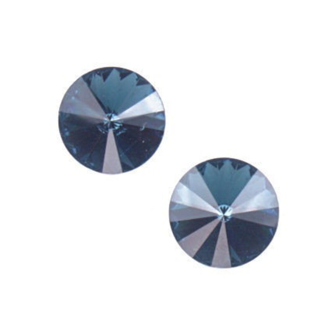 12mm Rivolis MONTANA BLUE Swarovski Rivolis Article 1122 12mm Dark Blue ...