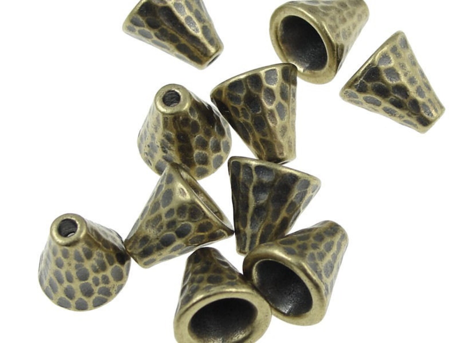 Brass Bead Caps 8mm Antique Brass Beadcaps Bronze Bead Caps - Etsy