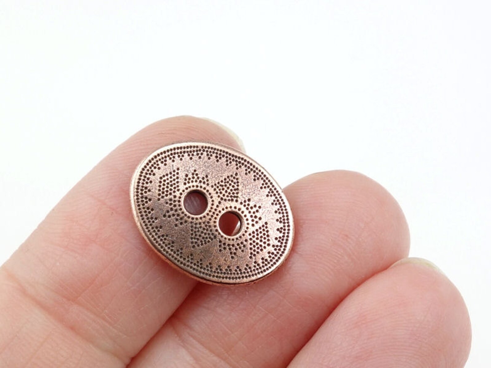 Antique Copper Button Findings Copper Clasp Findings | Etsy