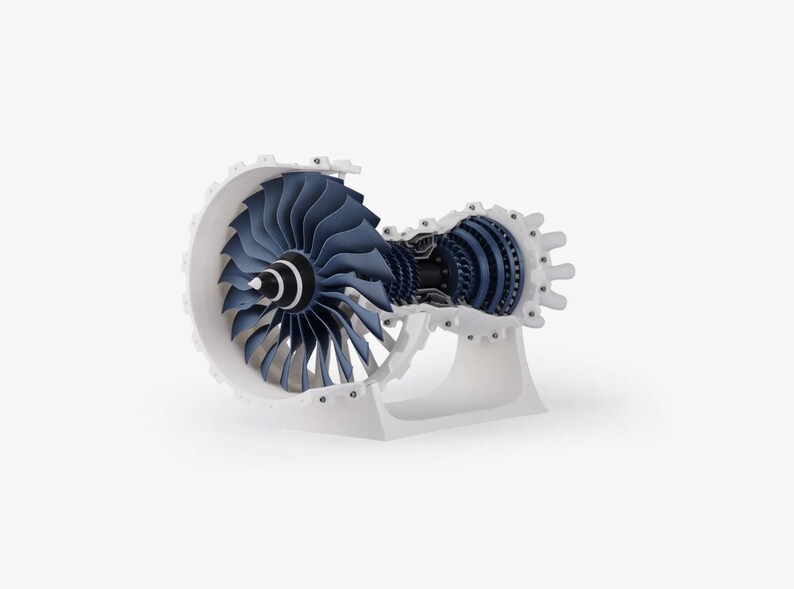 Turbofan Jet Engine Shelf & Desk Model Airplane and Engine Model Gifts ...