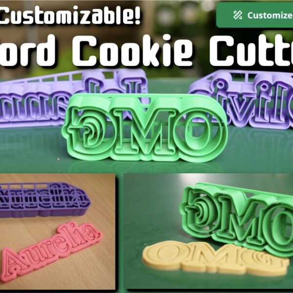 Monogram Cookie Cutter - Etsy