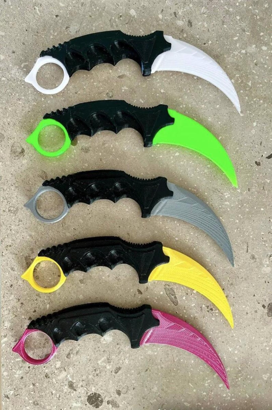 CS:GO Karambit Knife Customizable Colors Counter Strike Karambit Knife ...