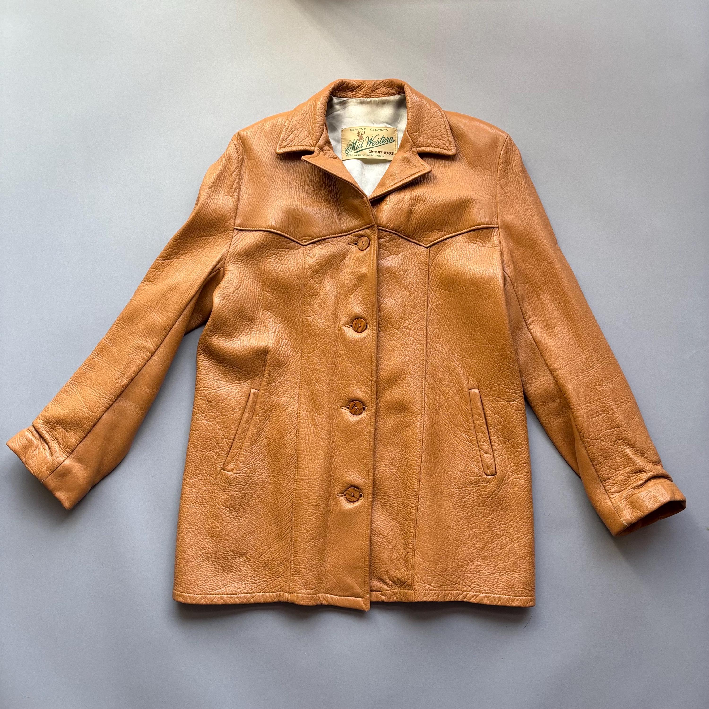 Vintage Deer Skin Jacket - Etsy Vintage Deer Skin Jacket - Etsy