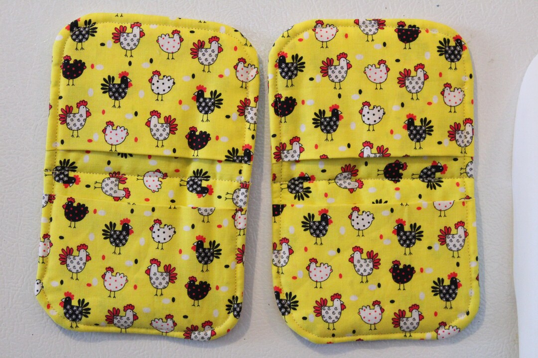 Magnetic Microwave Hand Mitts Mini Kitchen Chicjen Oven Mitts Pair ...