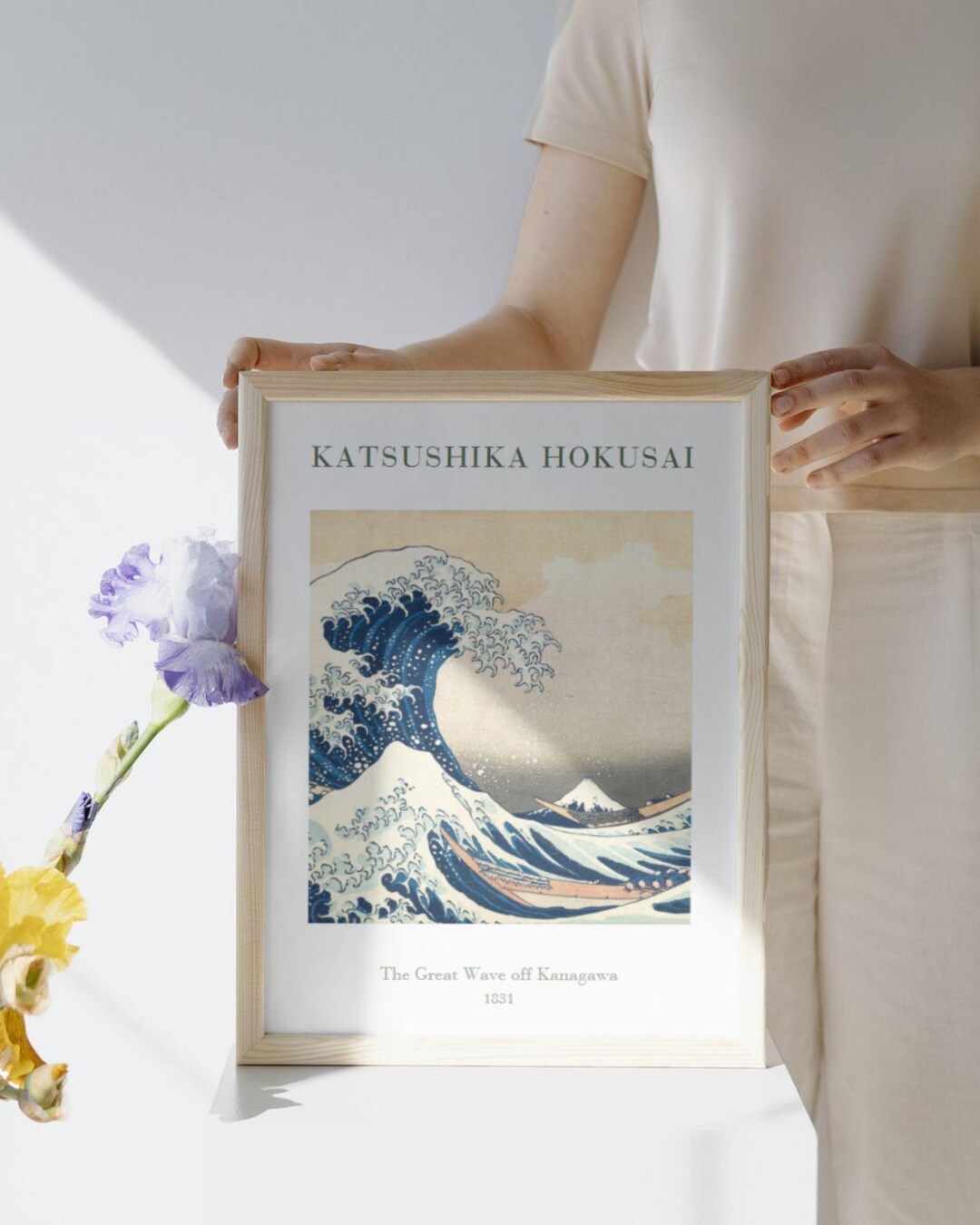 Katsushika Hokusai "the Great Wave off Kanagawa" Printable Art ...