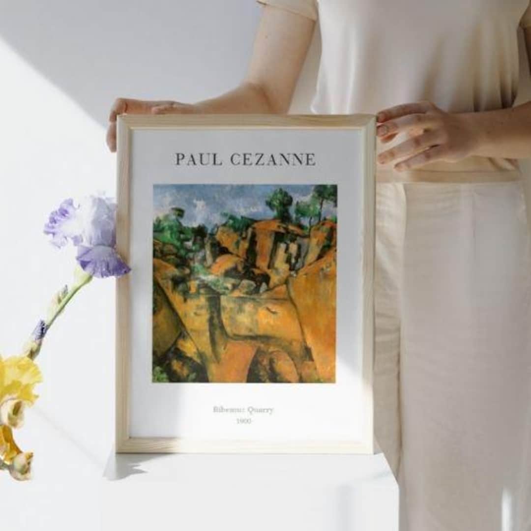 Paul Cézanne “bibémus Quarry” Printable Art | Vintage Post ...