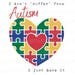 Autism Heart Sticker | Shirt | Car Decal | Digital Download - Etsy