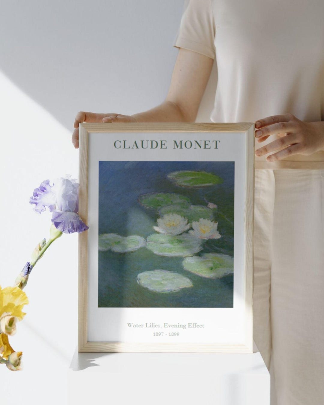Claude Monet “water Lilies, Evening Effect” Printable Art | Vintage ...