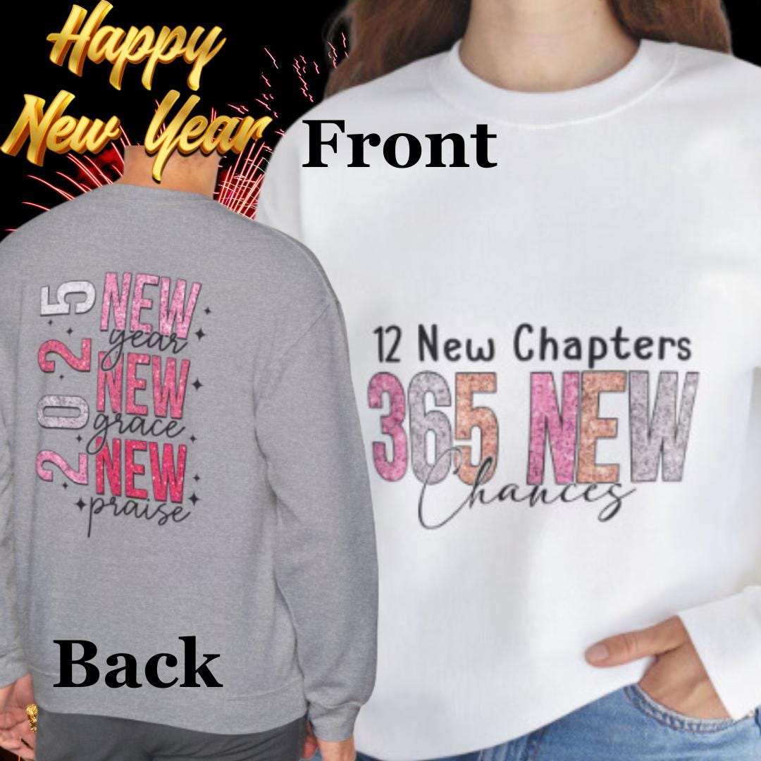 Happy New Year 2025 Sweater, Sweater for New Year, Holiday Cheer ...