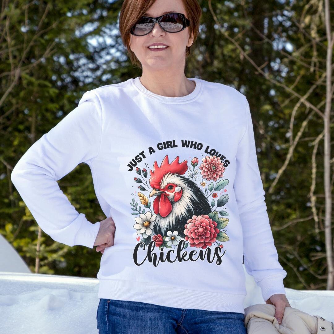 Chicken Sweater, Farmhouse Sweater, Chicken Lovers Sweater, Animals ...