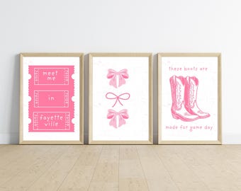 UARK Dorm Room Decor Digital Download Prints Cute College Posters for ...