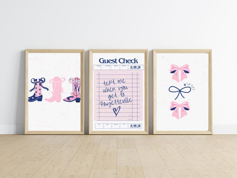 UARK Dorm Room Decor Digital Download Prints Cute College Posters for ...