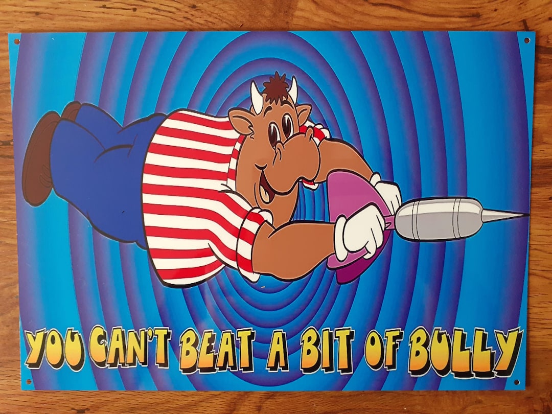 Bullseye Bully TV Show Retro Vintage Metal Poster Print Sign ...