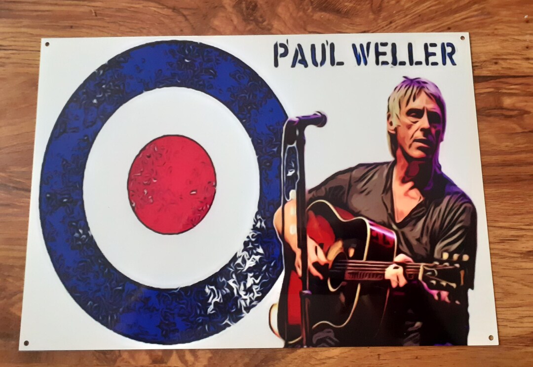 Paul Weller Style Council the Jam Original Retro Vintage Metal Poster ...
