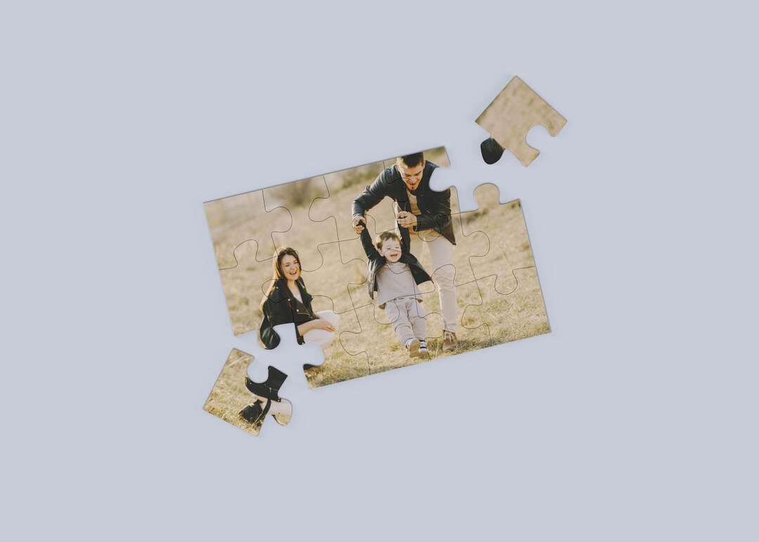 Custom Photo Jigsaw Puzzle 3 Sizes Family Photo Great Hobby Gift Fun ...