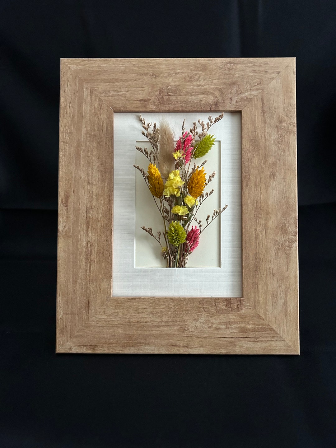 Framed Dried Flowers - Etsy