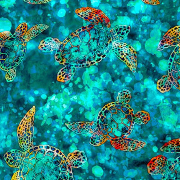 Sea Turtles Fabric - Etsy