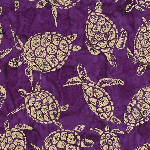 Purple Batik Turtles - Etsy