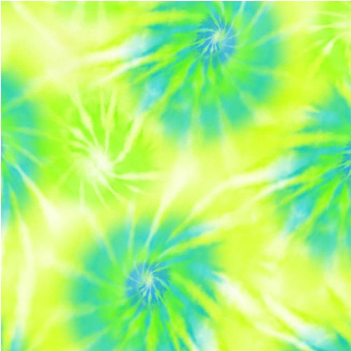 Feeling Groovy Green Blue Good Vibes Only Michael Miller - Etsy