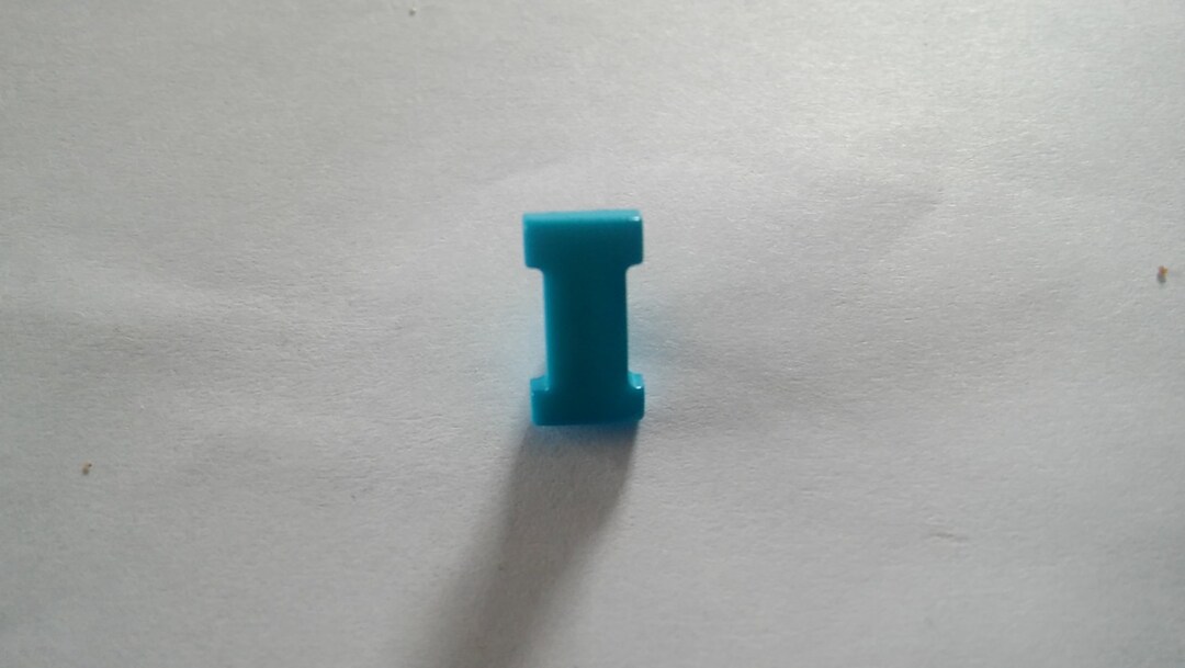 Alphabet Letter I Various Colors Novelty Button 11 Mm - Etsy