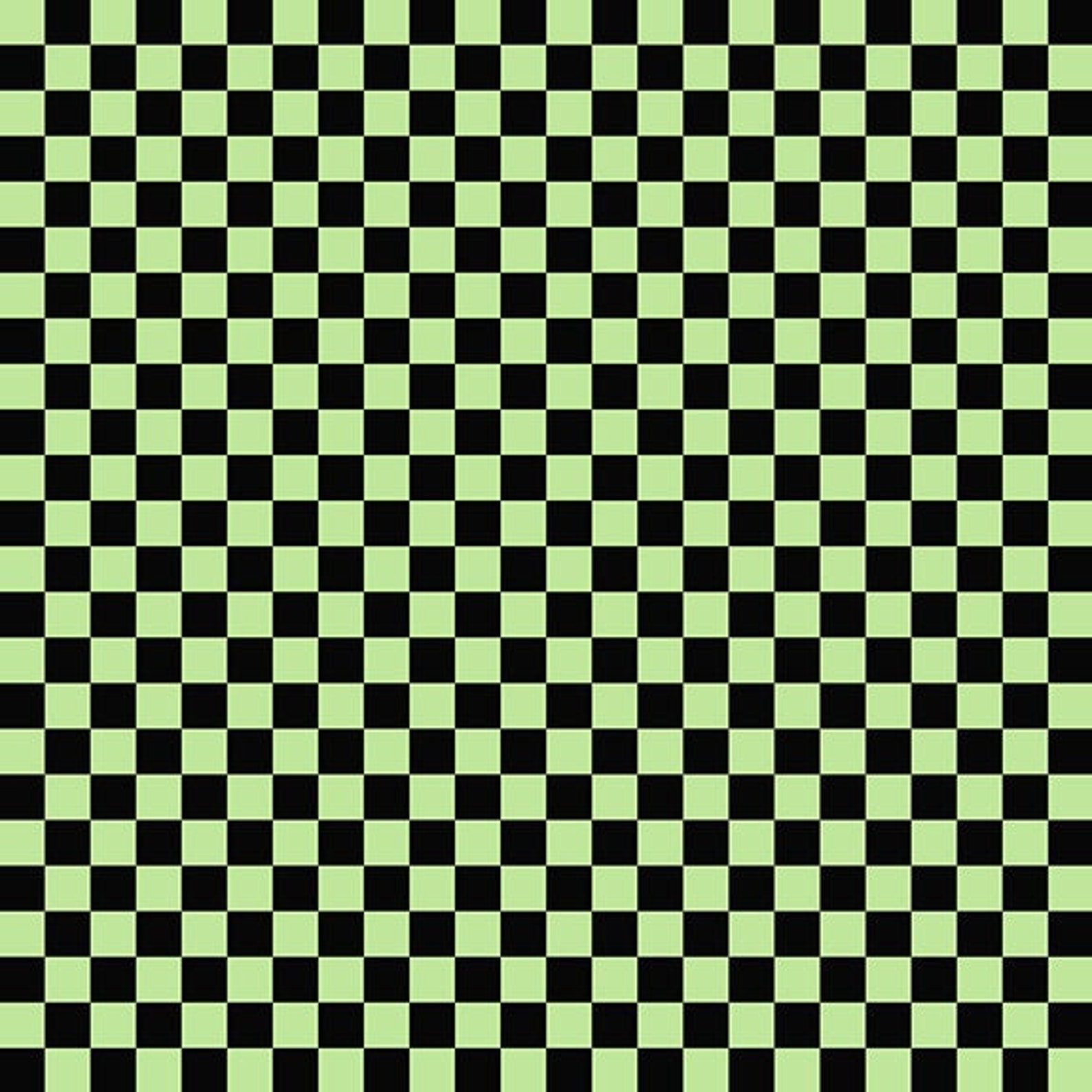 Floria Checkerboard Green Black Digital Suite B Fabric - Etsy