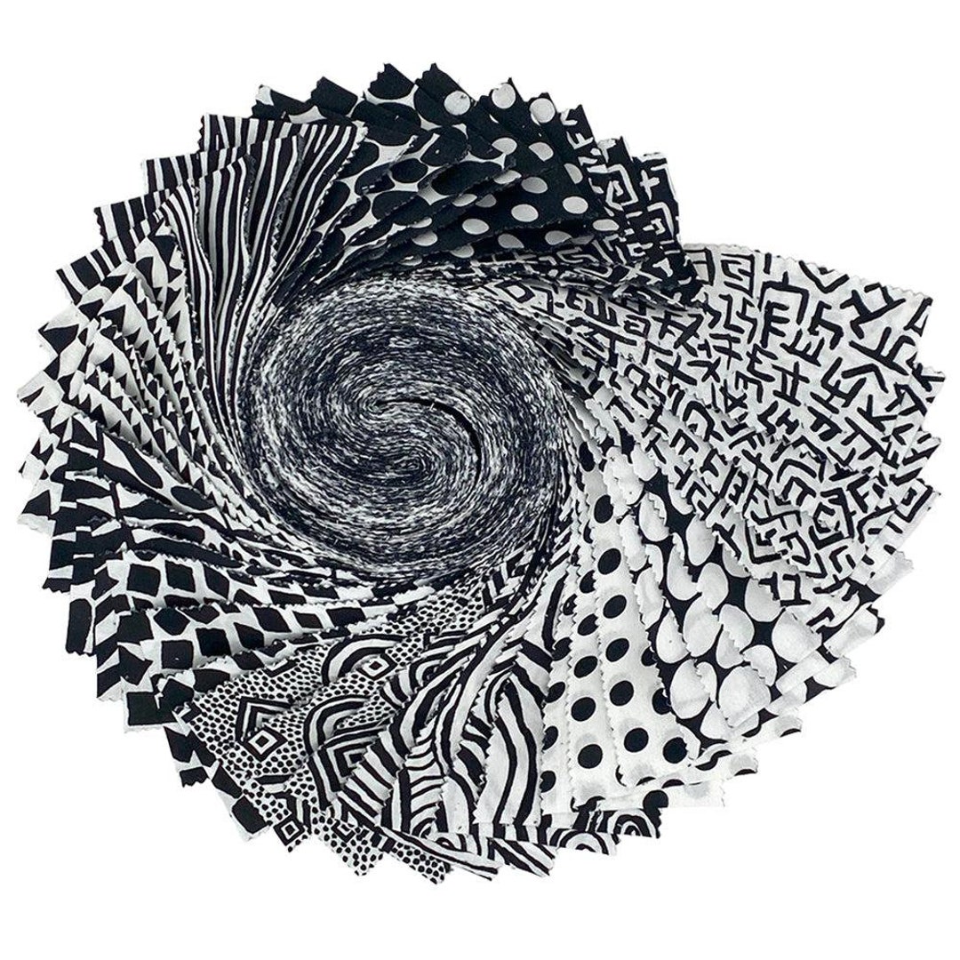 Kaffe Fassett Black and White Design Roll 40 Pcs Free Spirit Fabric - Etsy