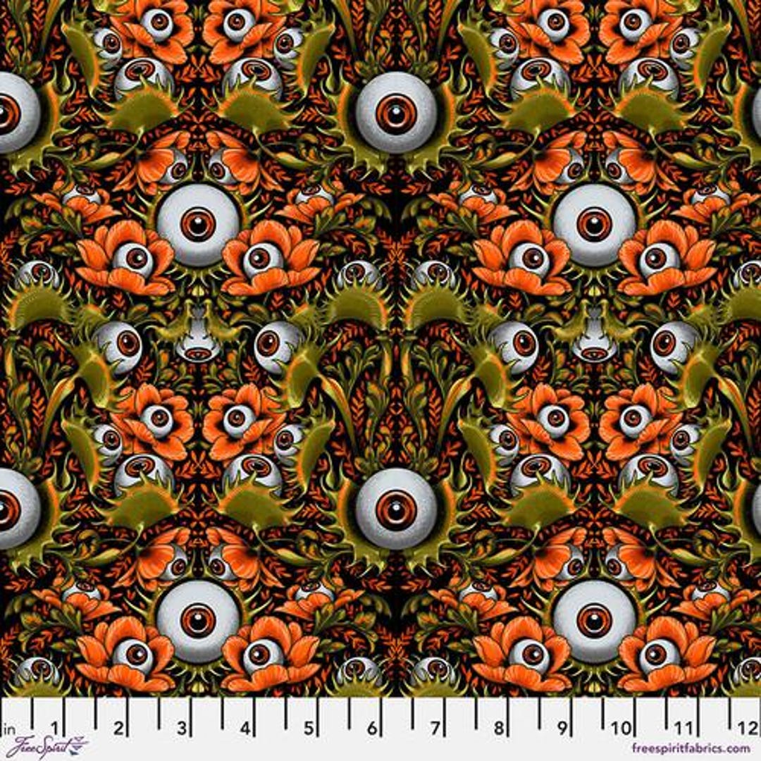 Venus Eye Trap Rachel Hauer Free Spirit Fabric - Etsy