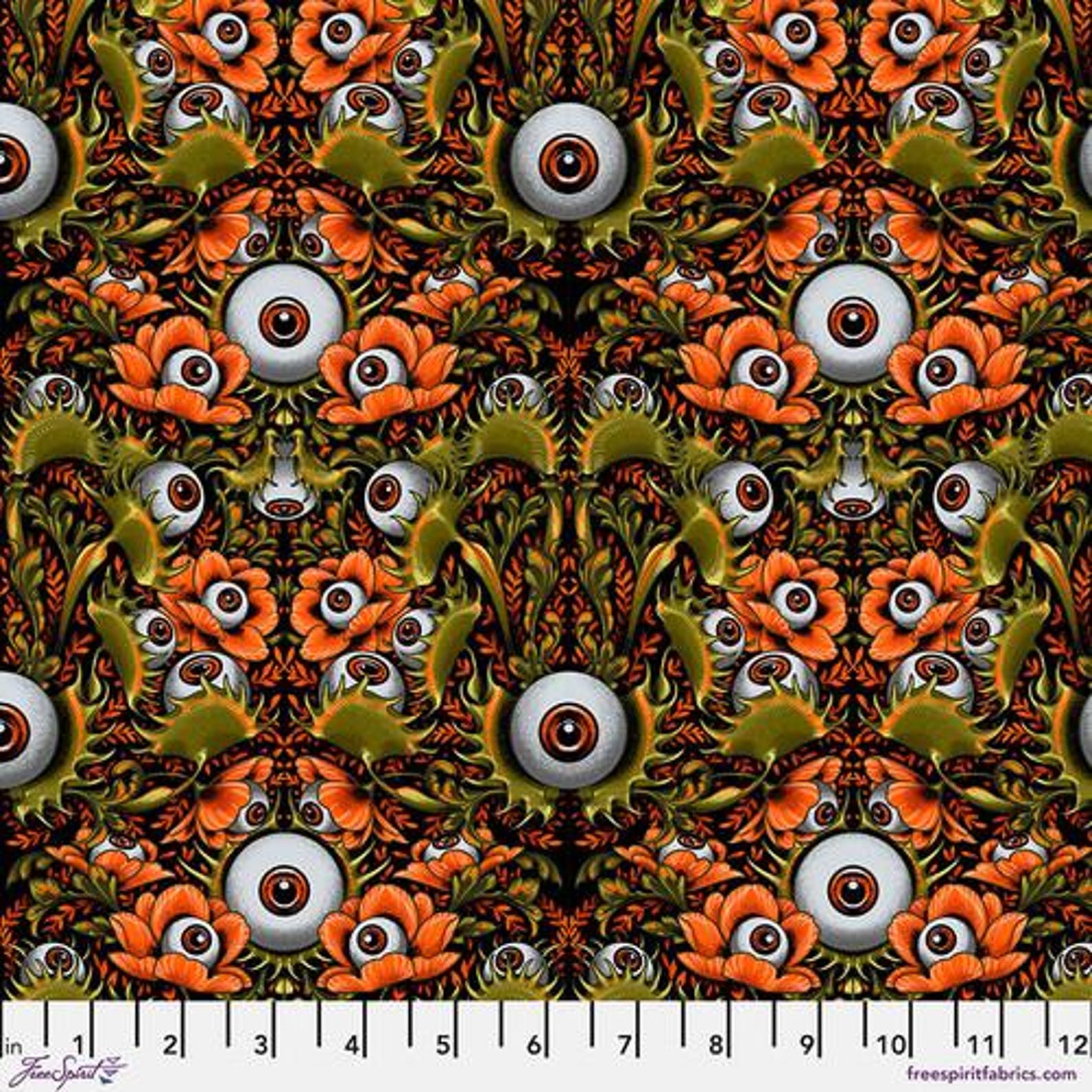 Venus Eye Trap Rachel Hauer Free Spirit Fabric - Etsy