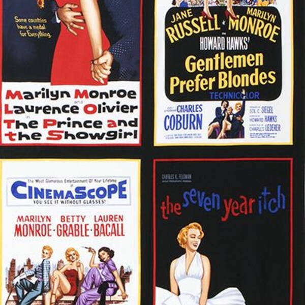 Movie Fabric Posters - Etsy