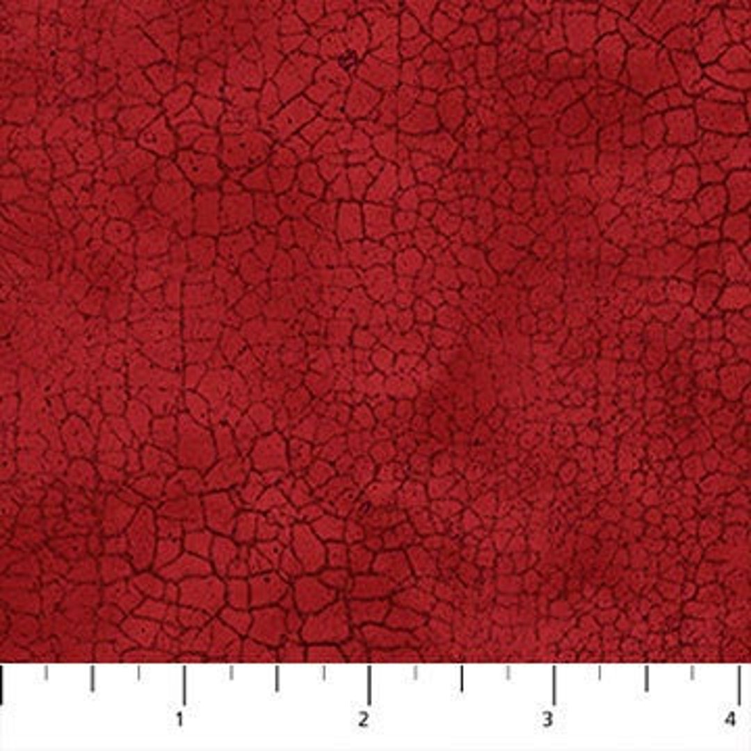 Crackle Red Flannel Northcott Fabric - Etsy