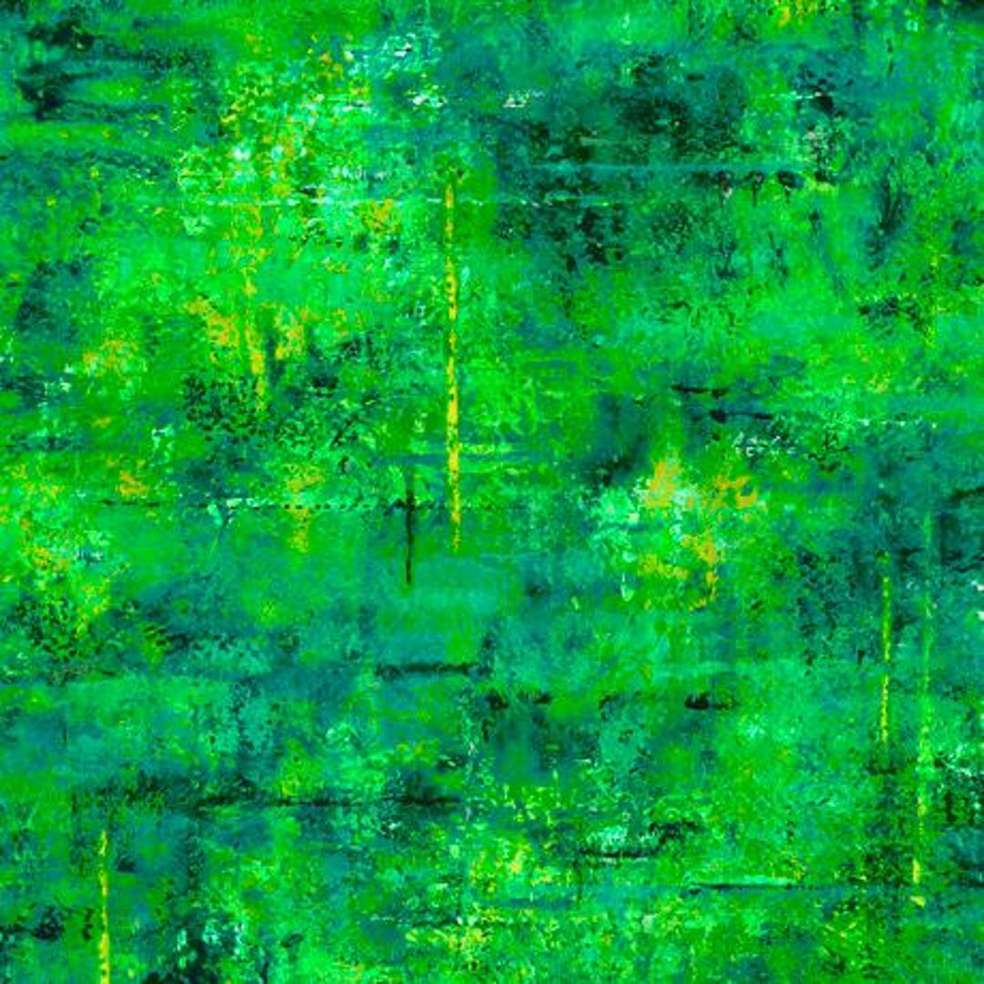 Vibe Green Mottled Blender Quilting Treasures Fabric - Etsy