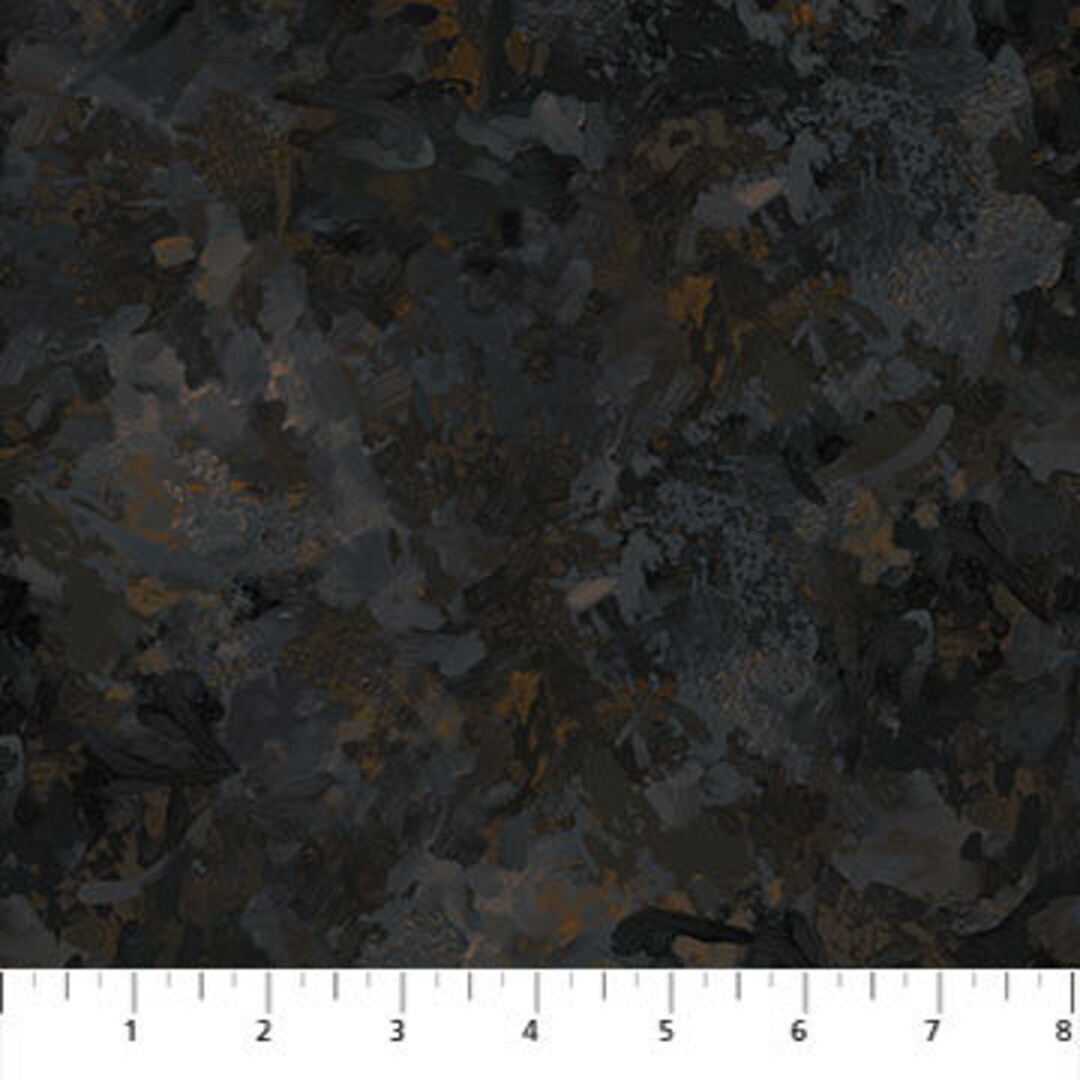 Chroma Obsidian Black Abstract Blender Northcott Fabric 1 Yard 12 Inches LAST IN STOCK - Etsy