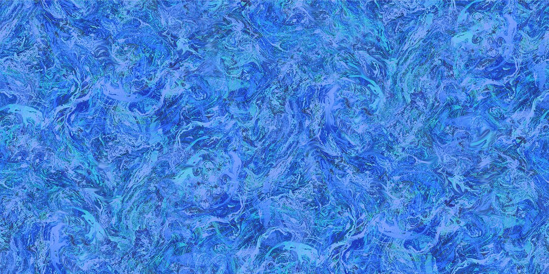 Blue Blender Texture Eddies Oasis Fabric - Etsy