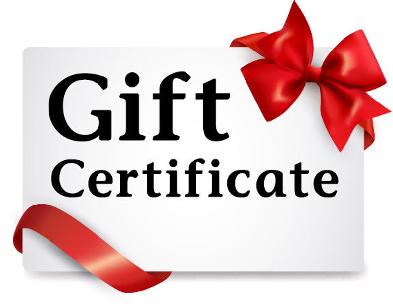 Gift Certificate - Etsy