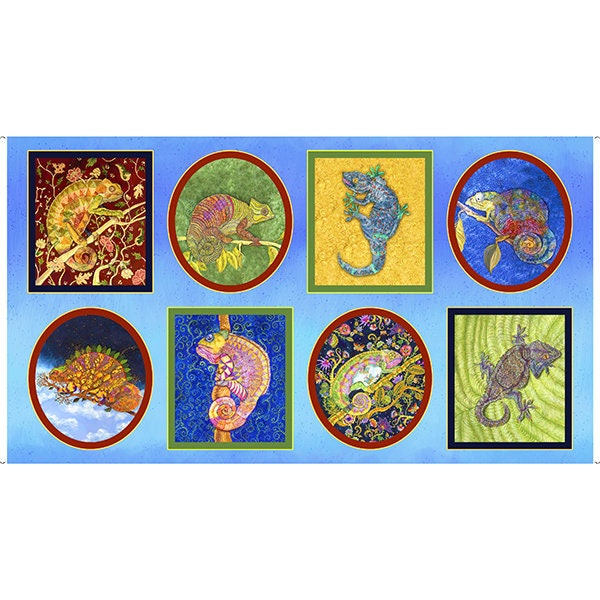 Colorful Panel Fabric - Etsy