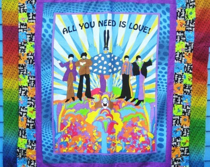 QUILT KIT Beatles All You Need is Love - Etsy