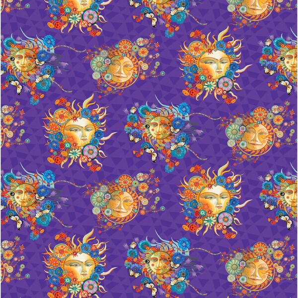Season of the Sun Fabric - Etsy