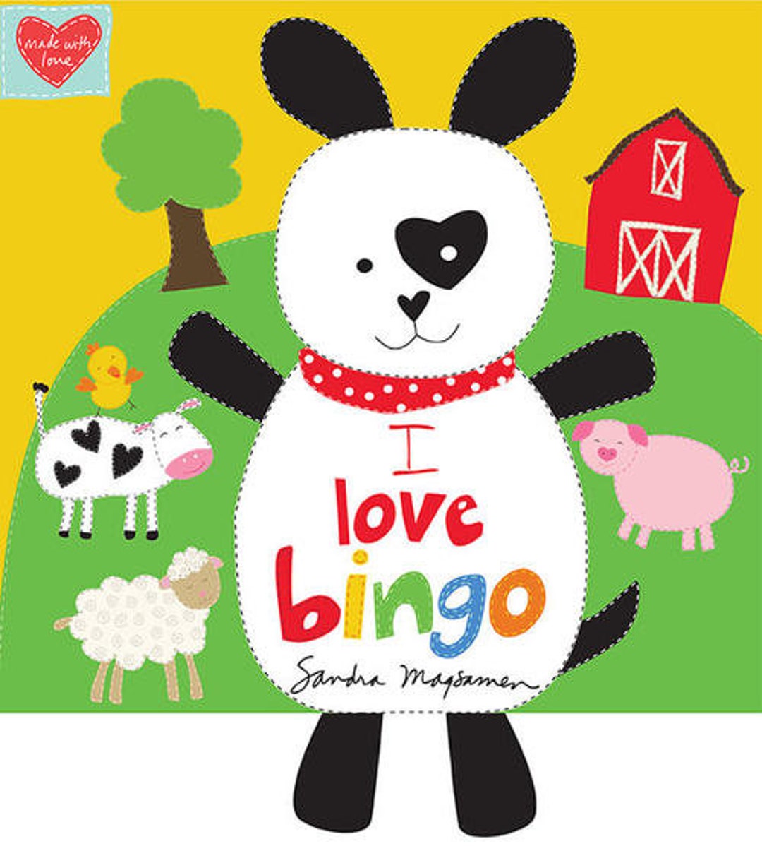 Bingo Dog Hugs and Love Childrens Studio E Fabric Soft Book Panel - Etsy