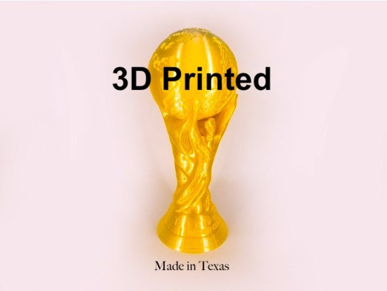 9.5 Soccer Trophy World Cup Replica Trophies 3d Printed Made in Texas ...