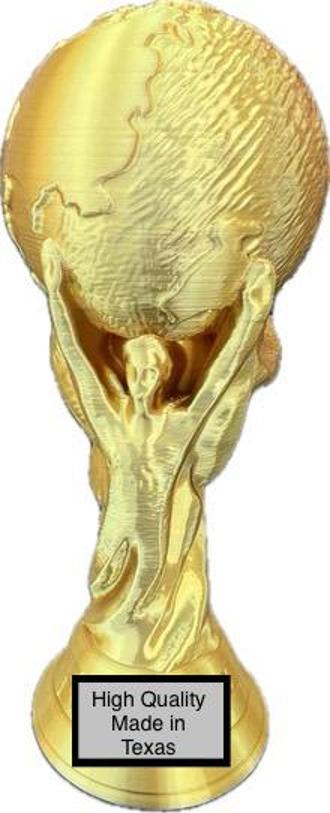 9.5" Soccer Cup Replica Trophy: 3D Printed Award, Made in Texas ...