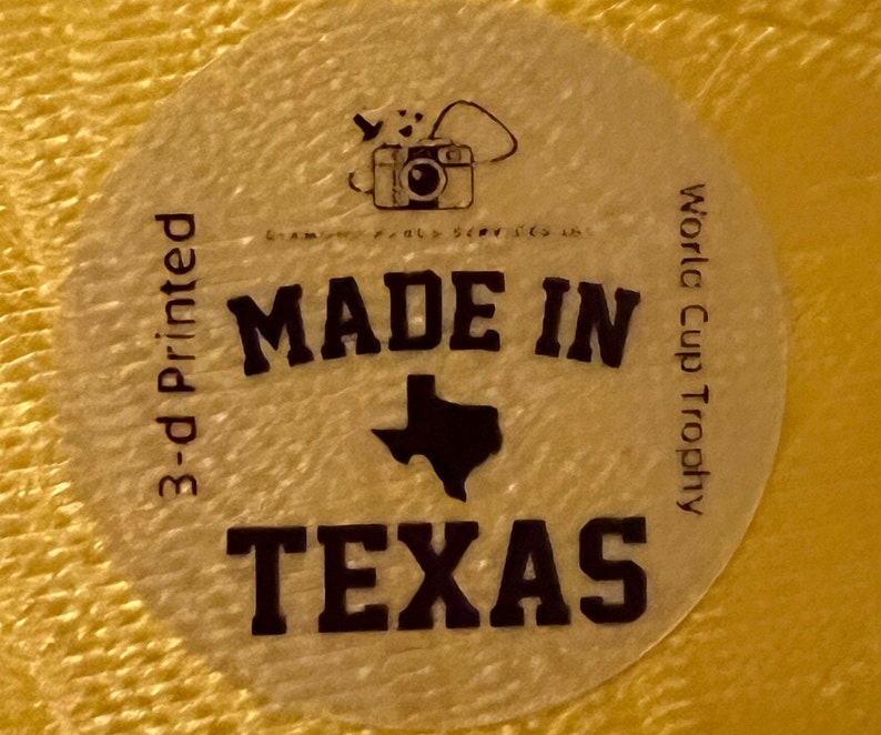 9.5 Soccer Trophy World Cup Replica Trophies 3d Printed Made in Texas ...