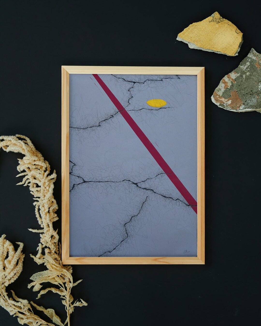 Abstract Lines Pen and Ink Drawing by Rozlyn Hagins | Giclée Print - Etsy