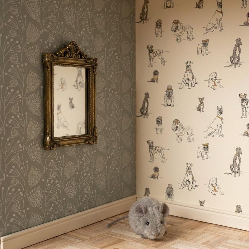 Wallpaper With Dogs - Etsy