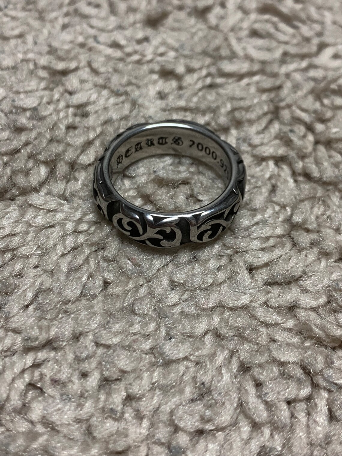 Gothic Cross Y2K Chrome Hearts Style Ring - Etsy